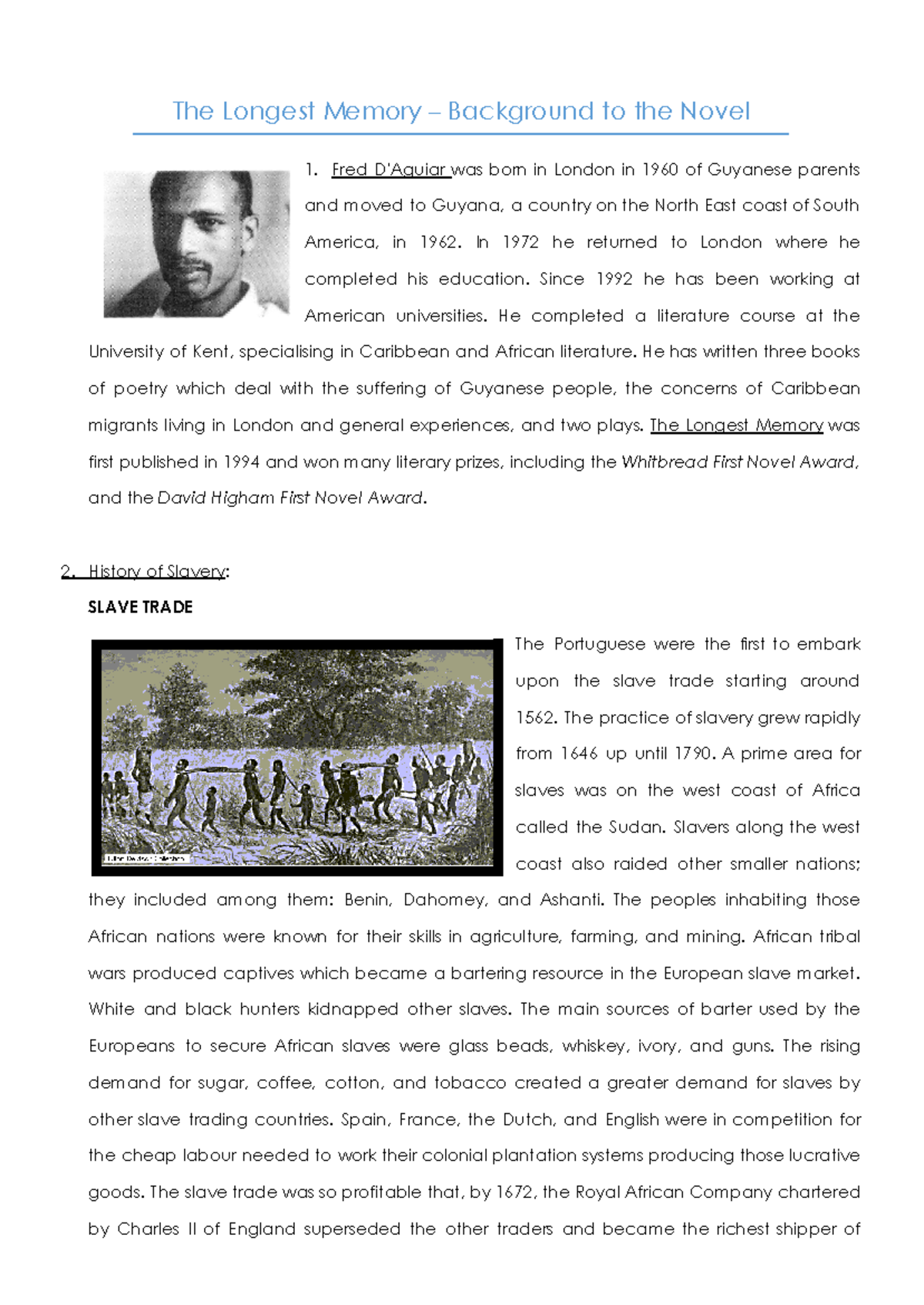 [Template] Copy of The Longest Memory - Context Task - The Longest ...