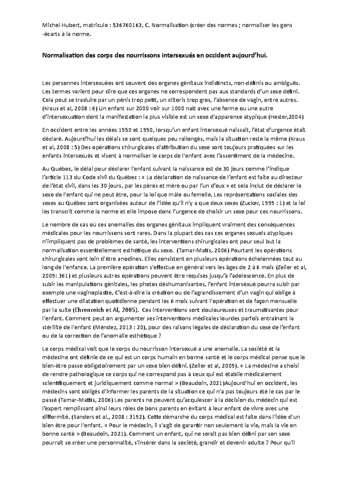 Hubert Michel ANT 1602Hiv21Travail Noté 2 - Michel Hubert, matricule ...