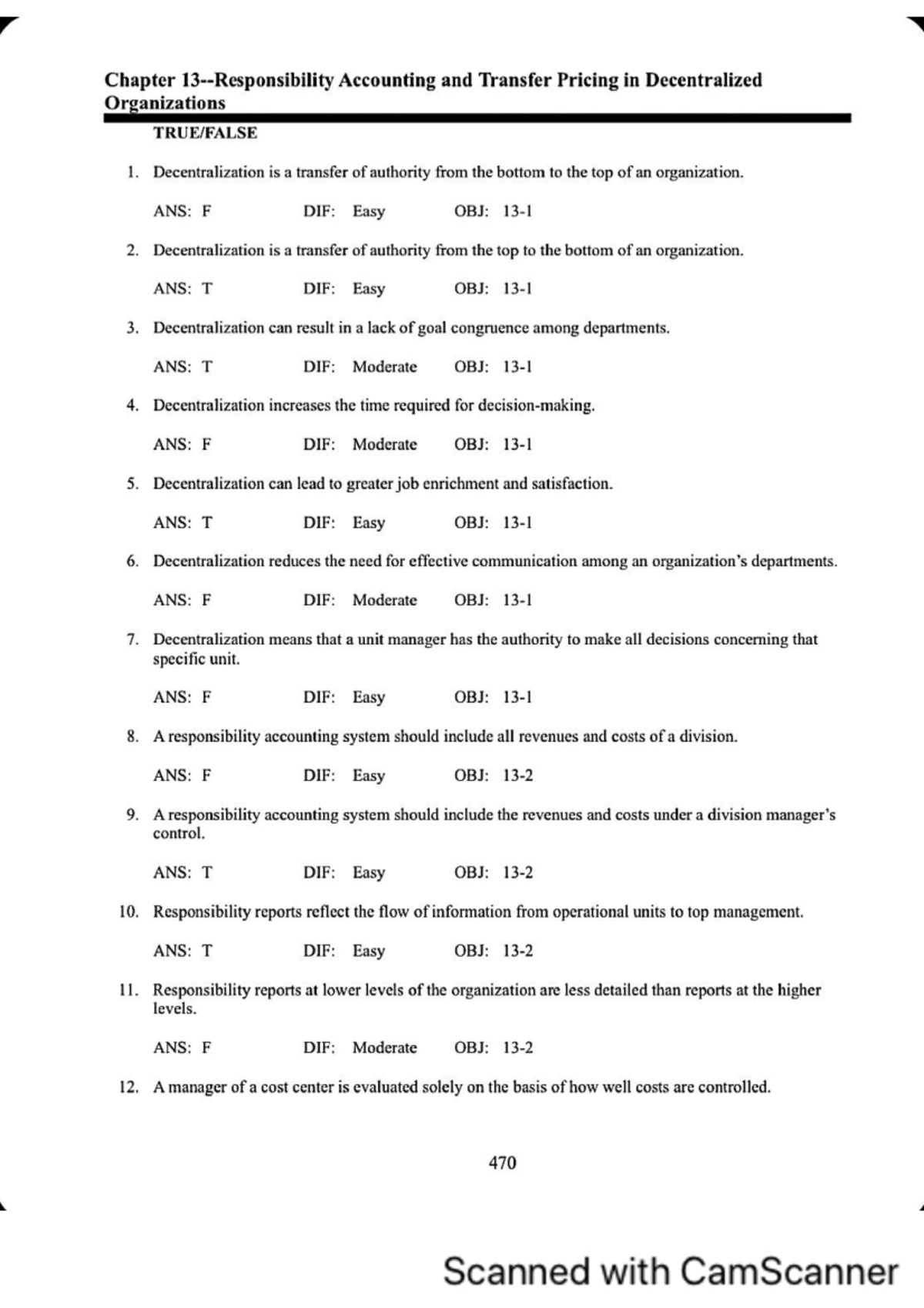 Responsibility-probs - Chapter Accounting and Transfer Pricing in ...