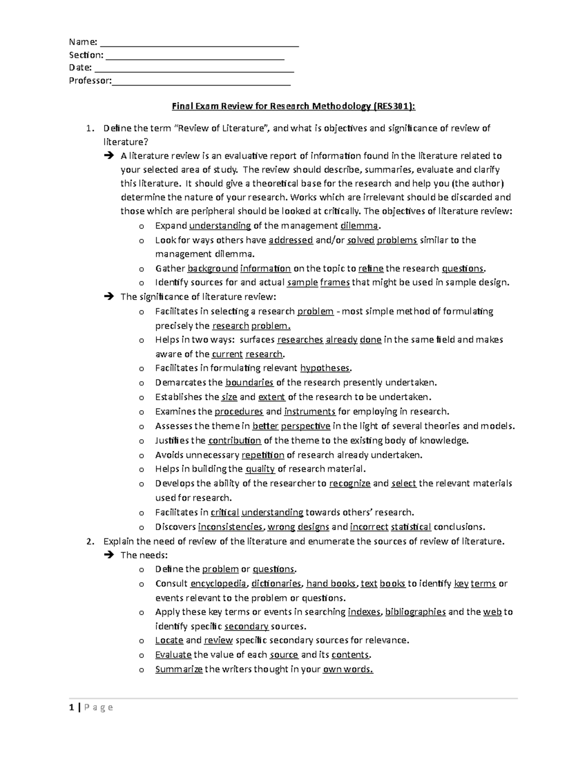 Accounting Research Methods - Section ...