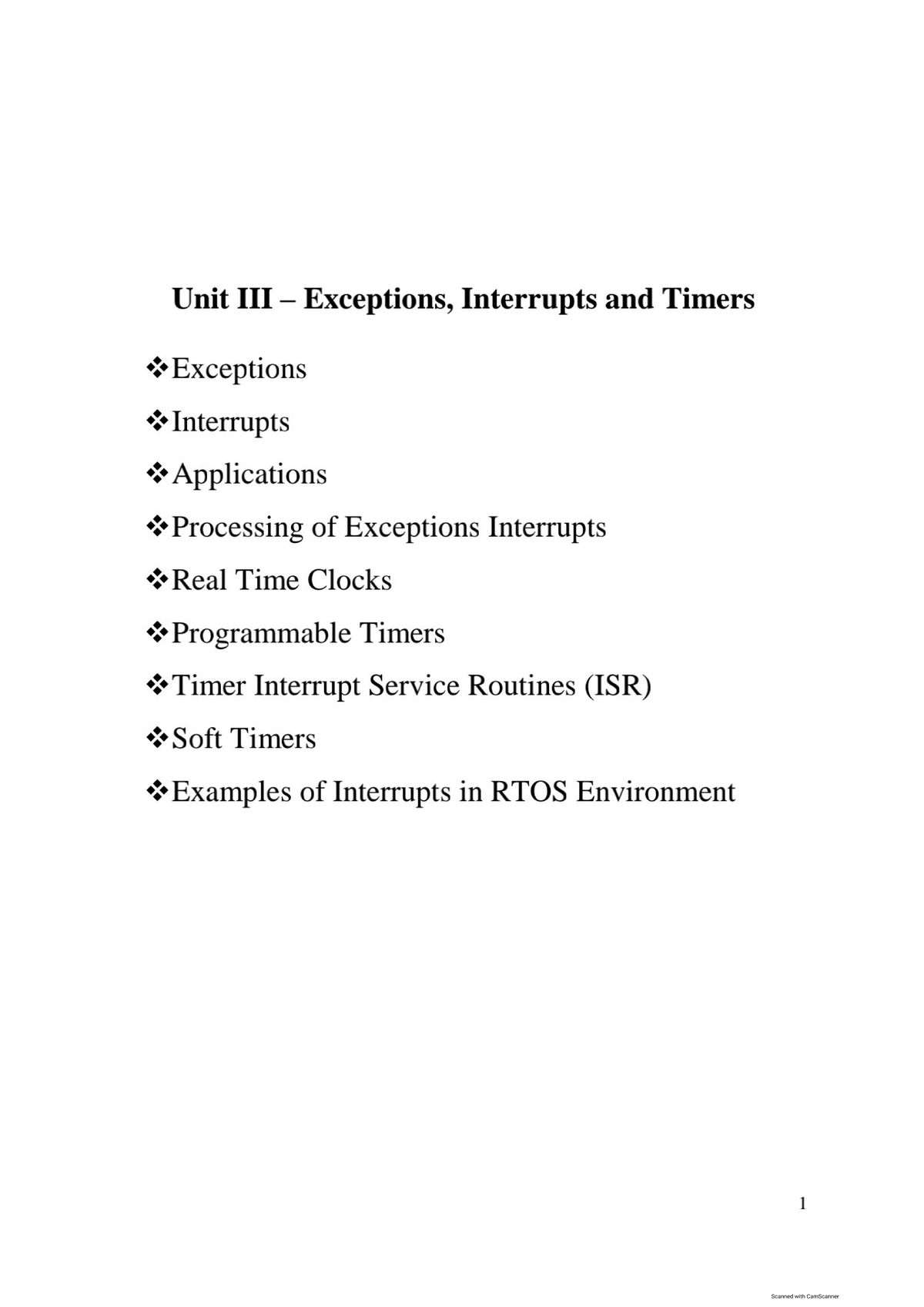 Enclaves In Real Time Operating Systemsertos Exceptions Interrupts