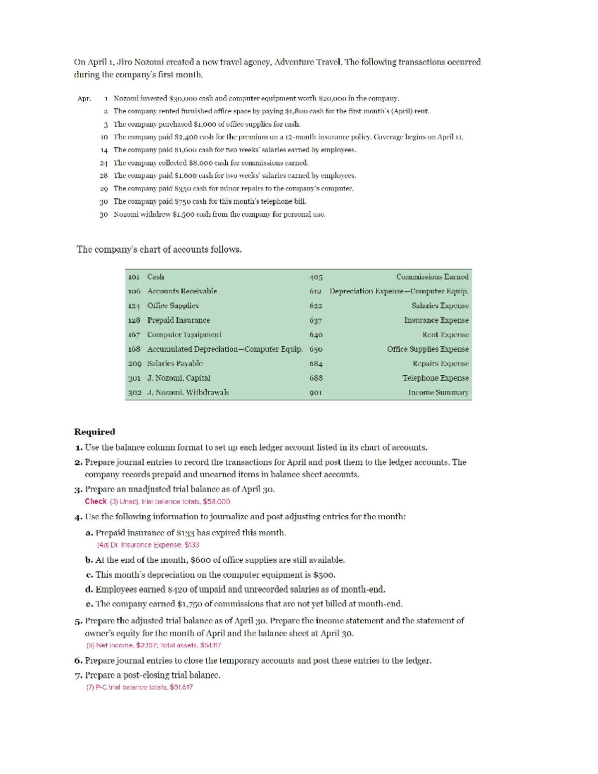Problem 4-1A - notes - D094 - Studocu