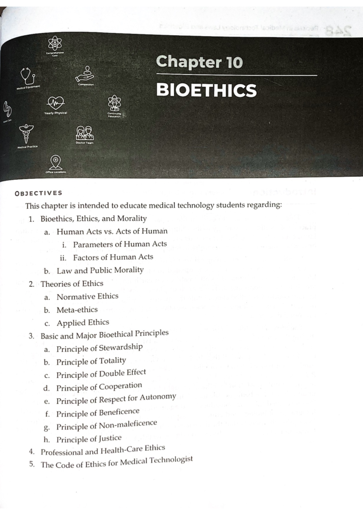 Bioethics - lesson - BAS Care Chapter 10 Medical Equipment Compassion ...
