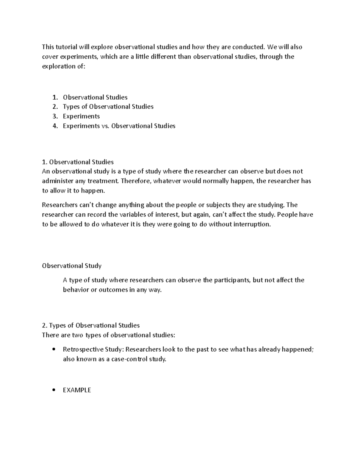 Document 11 - tutorial - This tutorial will explore observational ...