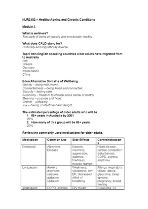 Assessment 2 Assessment Brief-1 - Assessment Brief School of Nursing ...