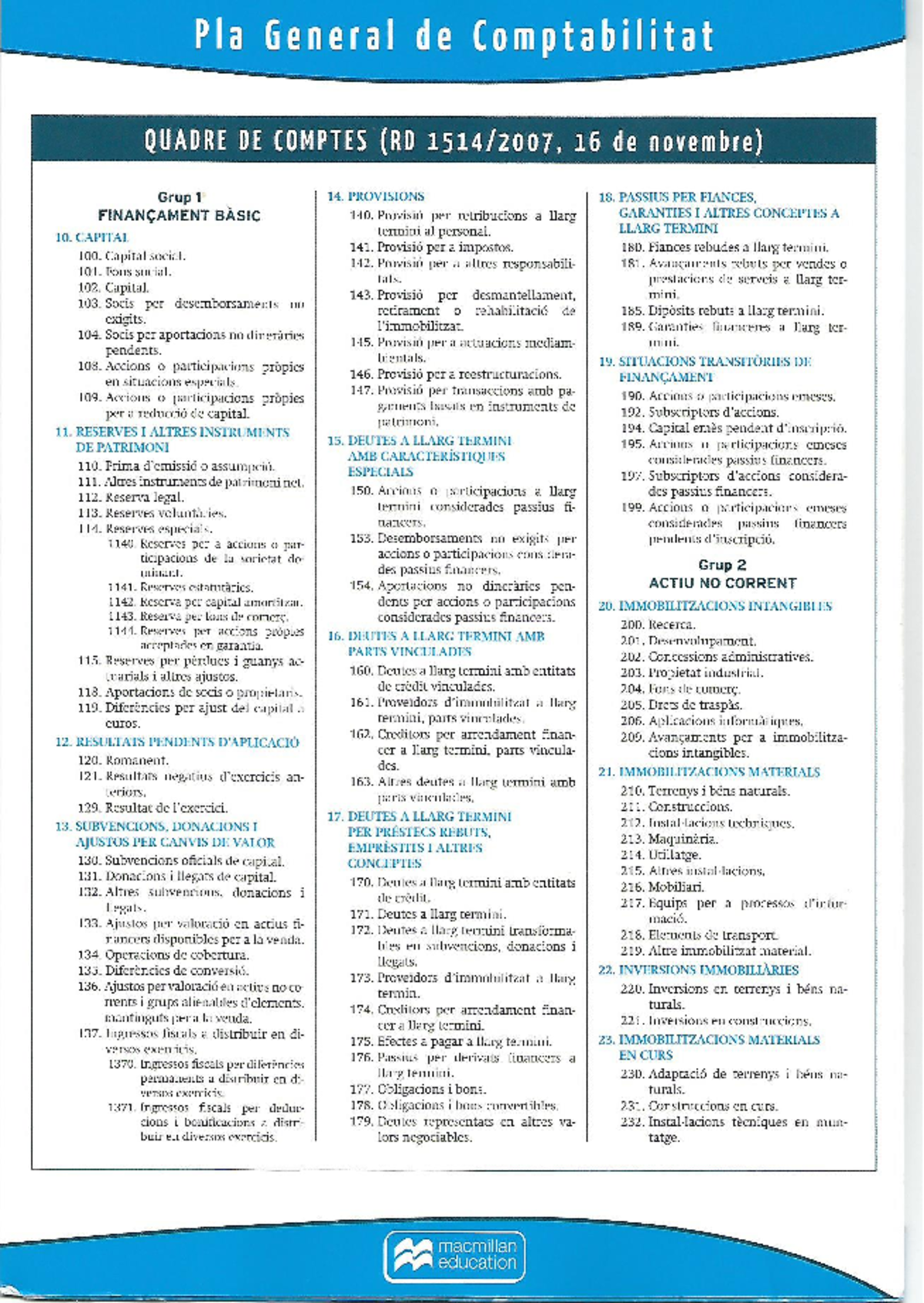 PGC - pla general comptable - Comptabilitat Financera - Studocu