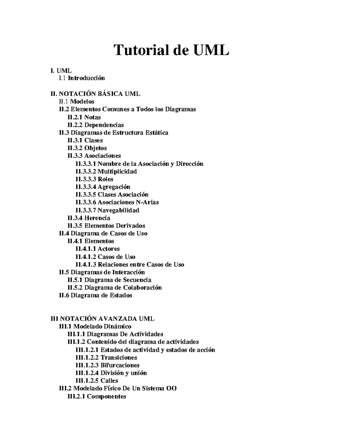 Tutorial de UML - UML (Unified Modeling Language) es un lenguaje que ...
