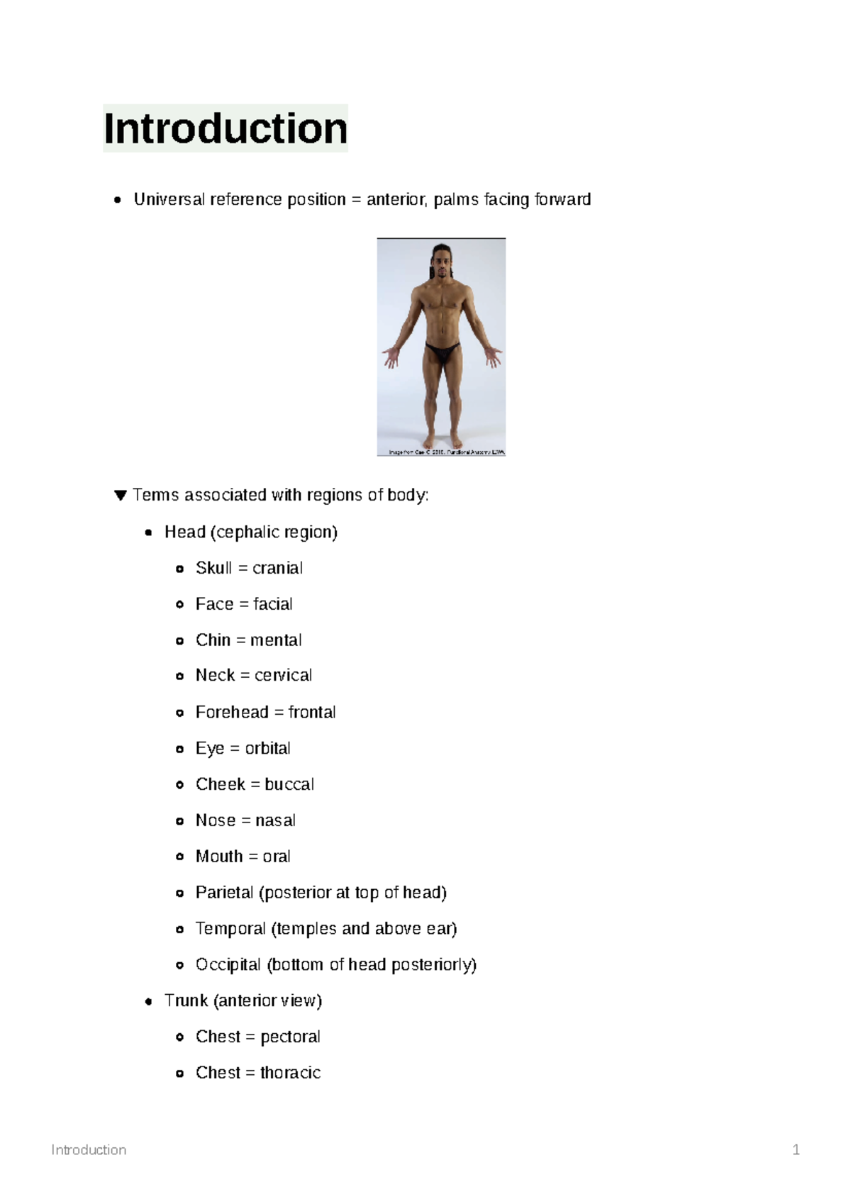 MMED3932 Introduction - Introduction Universal reference position ...