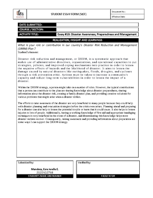 Alhusain Fatima-NSTP100-FOPI01-E11 - STUDENT ESSAY FORM (StEF) Document ...
