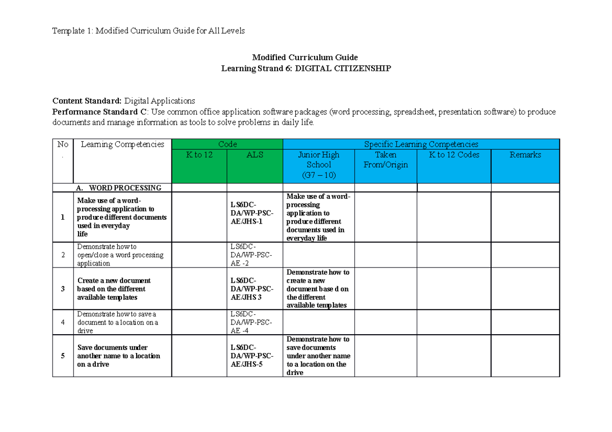 LS6 - Template 5 - Obligations and contracts - Modified Curriculum ...