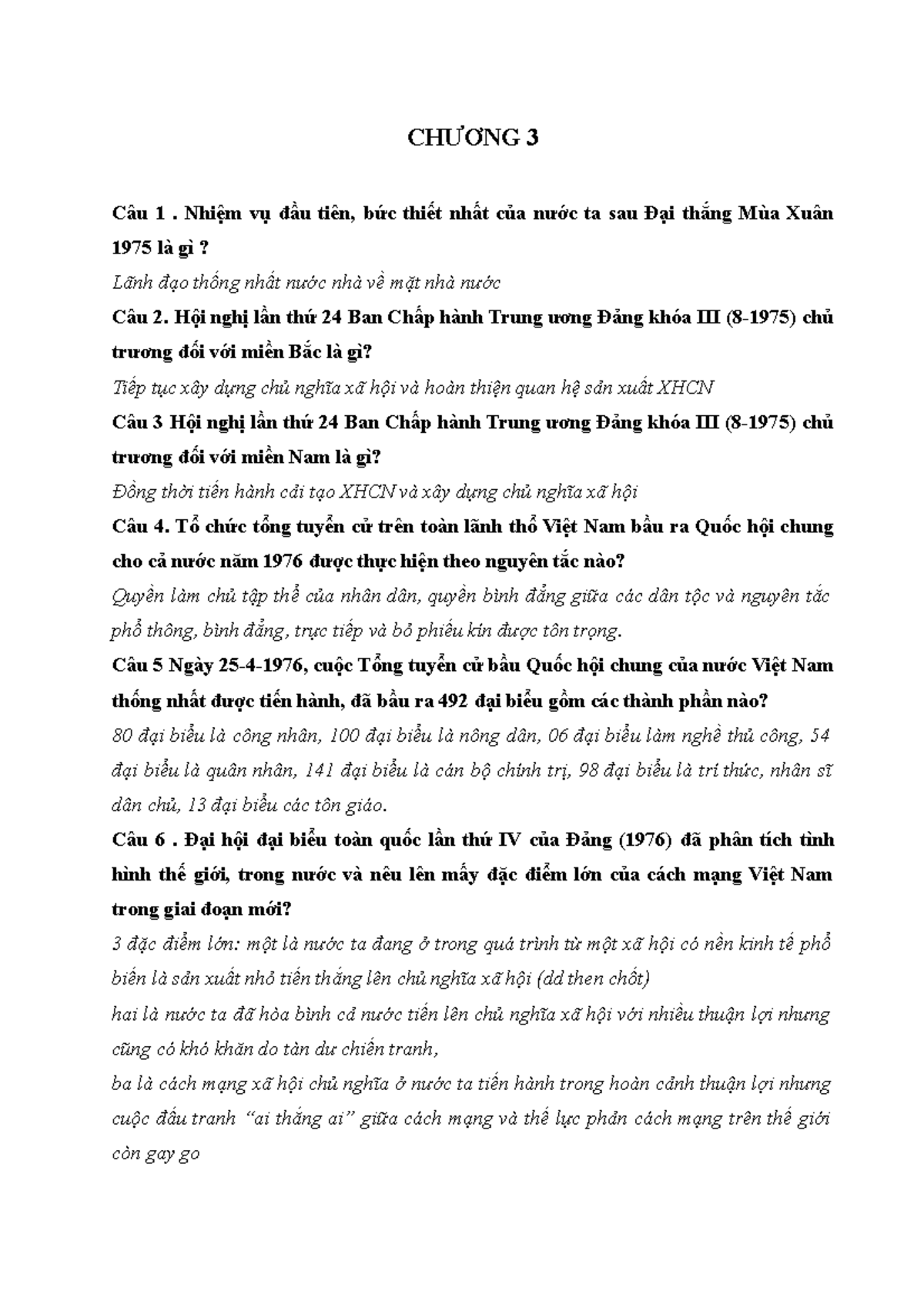 Chuong 3 Lichsudang - Sau sự sụp đổ của các nước xã hội chủ nghĩa ở Đông Âu và Liên Xô, chủ ...