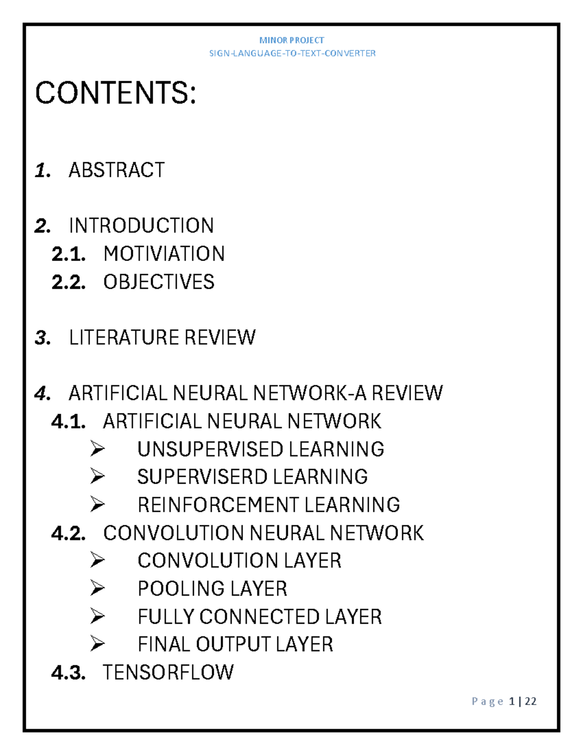 Document 2 - egrg - SIGN-LANGUAGE-TO-TEXT-CONVERTER CONTENTS: 1 ...