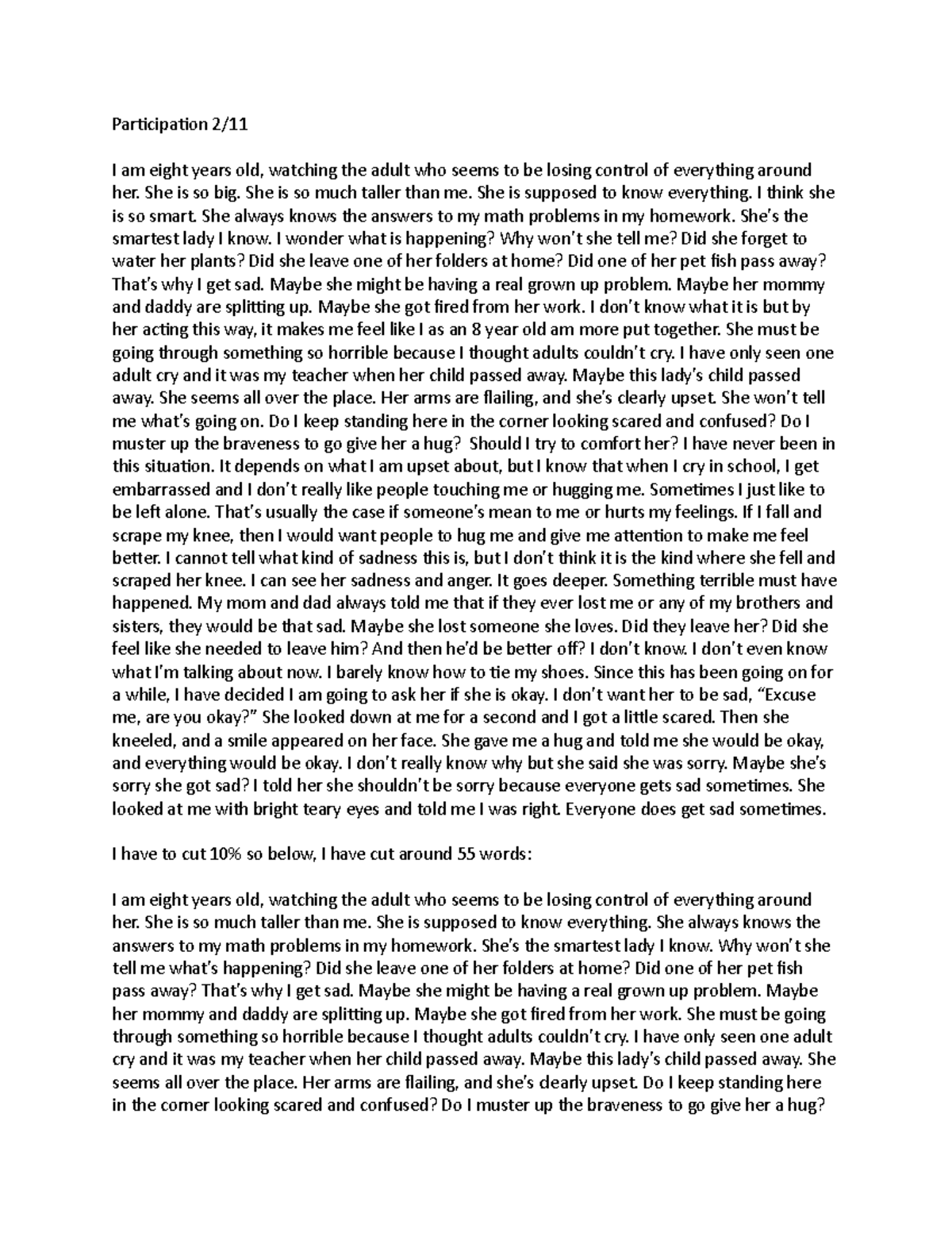 Maisy story - comprehension and writing - Participation 2/ I am eight ...