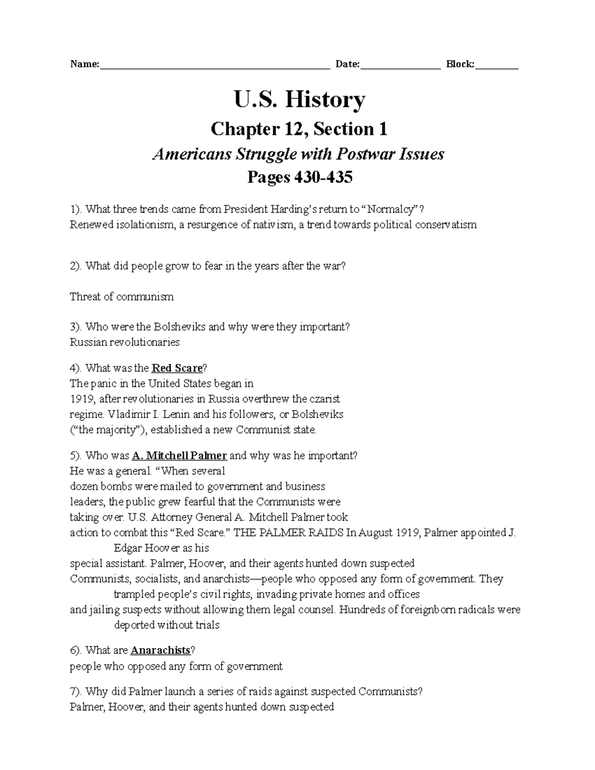 Note Questions 12-robey - Name ...