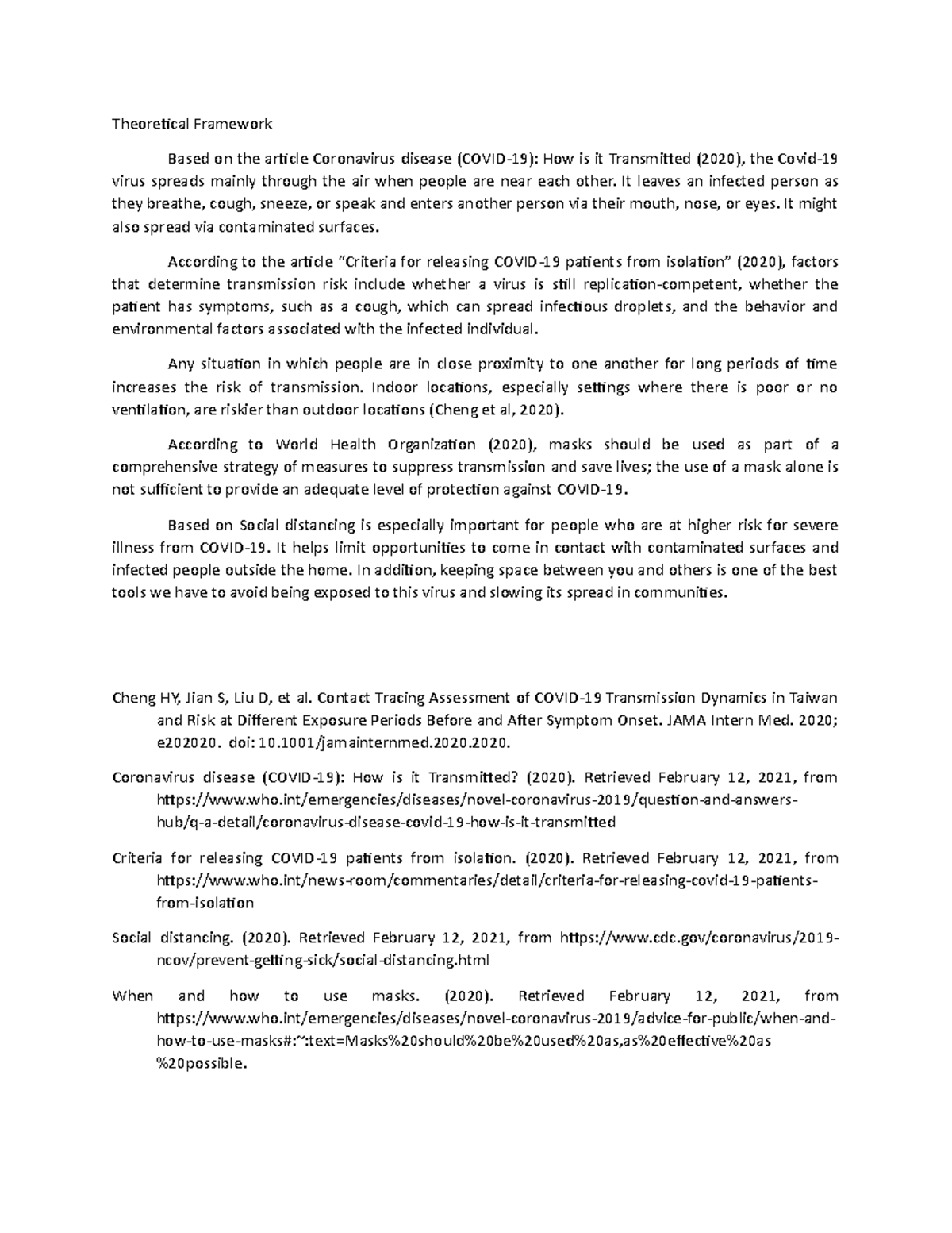 Theoretical Framework Practice How to Do - Theoretical Framework Based ...