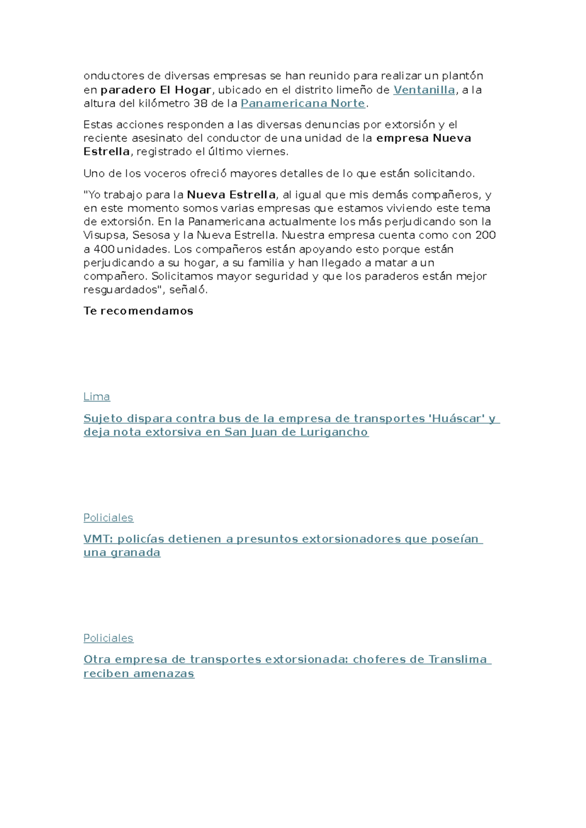 Documento examen harvard - onductores de diversas empresas se han ...