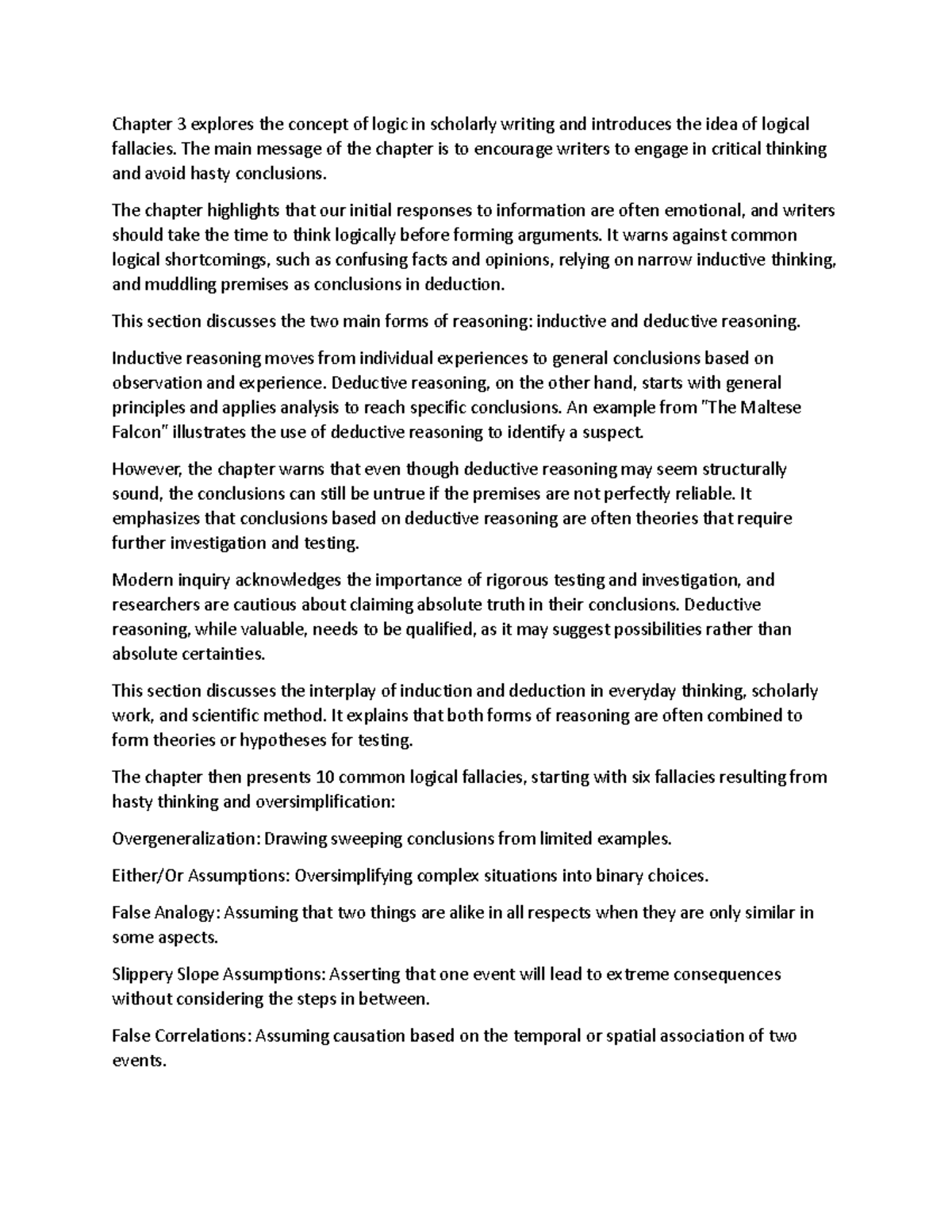 AOW Part 1, Section 1, Chapter 3 - Chapter 3 explores the concept of ...