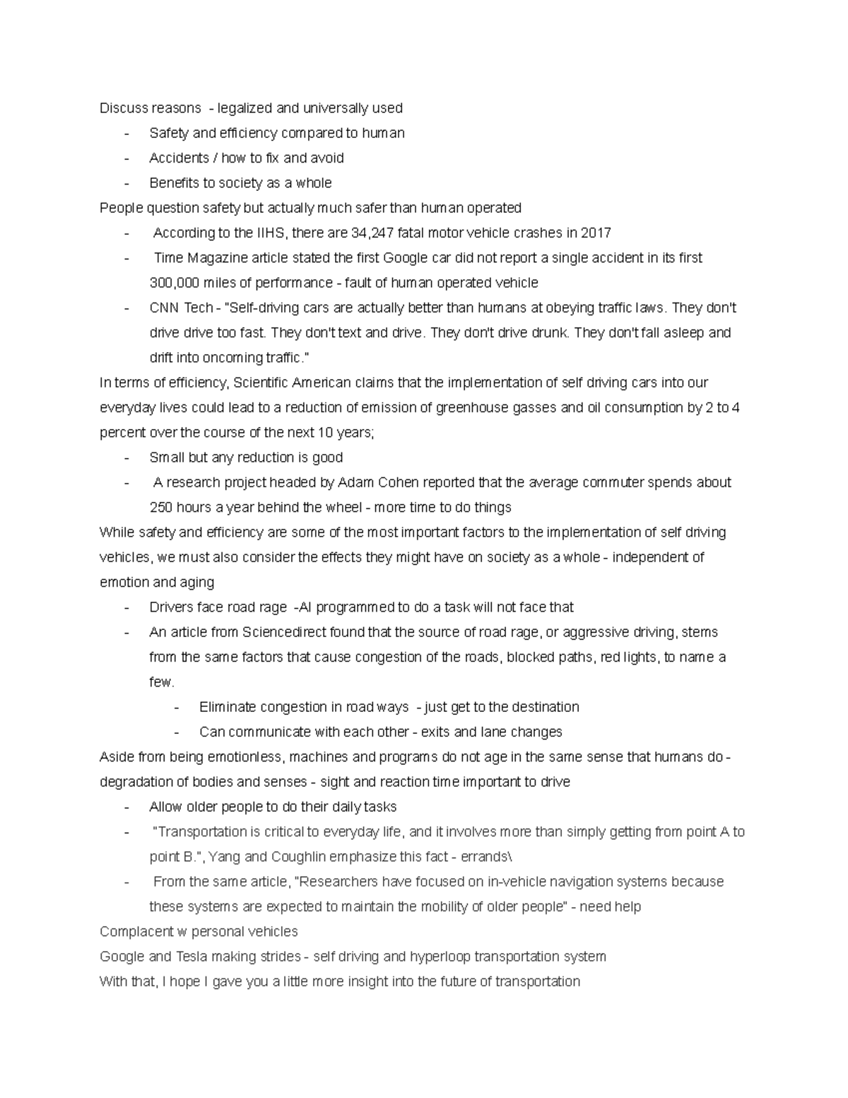 Persuasive Essay Working Outline - Discuss reasons - legalized and ...