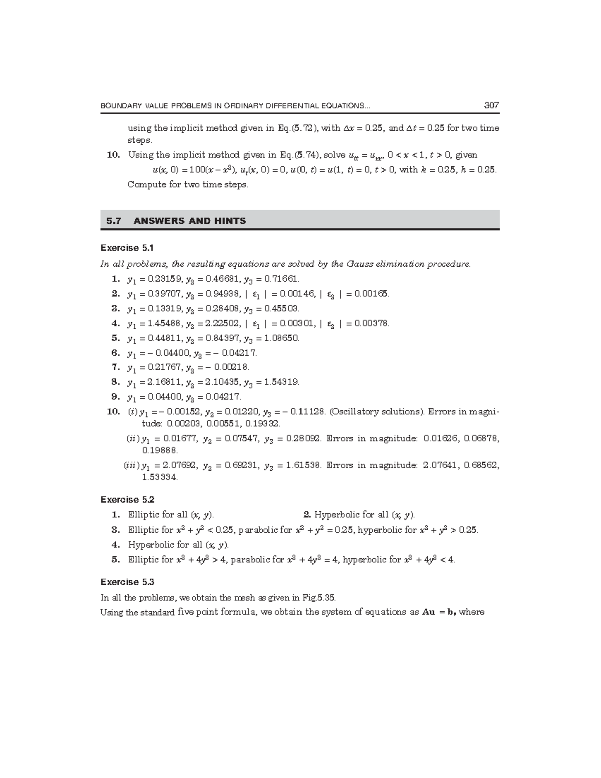 Numerical Methods-18 - BOUNDARY VALUE PROBLEMS IN ORDINARY DIFFERENTIAL ...