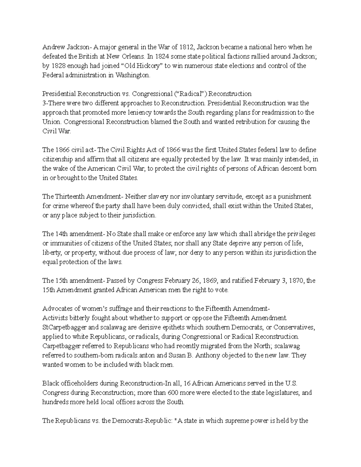 Andrew Jackson study guide - Deprecated API usage: The SVG back-end is ...