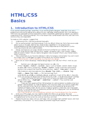 HTML5 & CSS3 Advanced - HTML5 & CSS Advanced Features 1. HTML5 Data ...