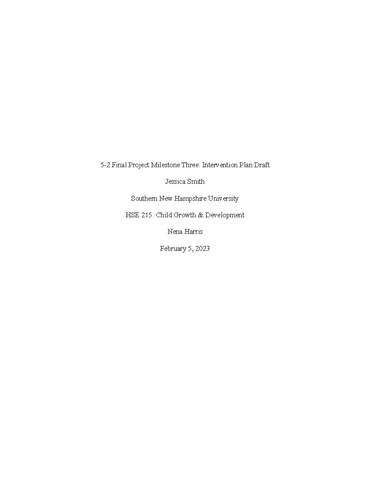 Milestone Three - Personal and Social Functioning Telamon Head Start ...