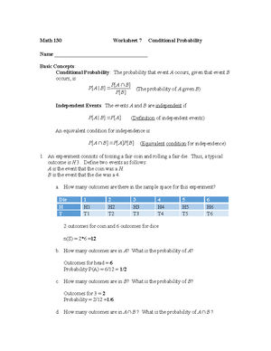 Worksheet-12-Descriptive statistics Studocu - Math 130 WORKSHEET 12 ...