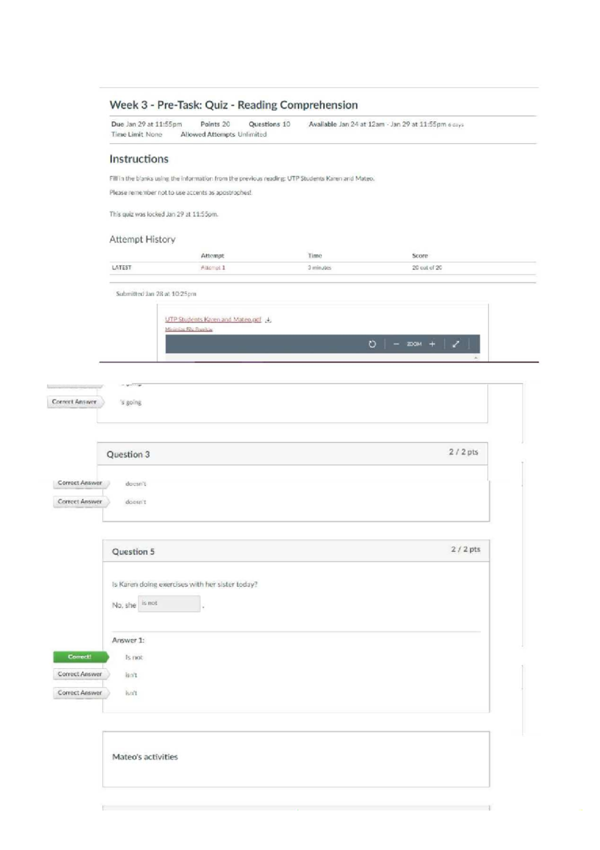 Week-3-pre-task-quiz-reading-comprehension compress - Ingles II - Studocu