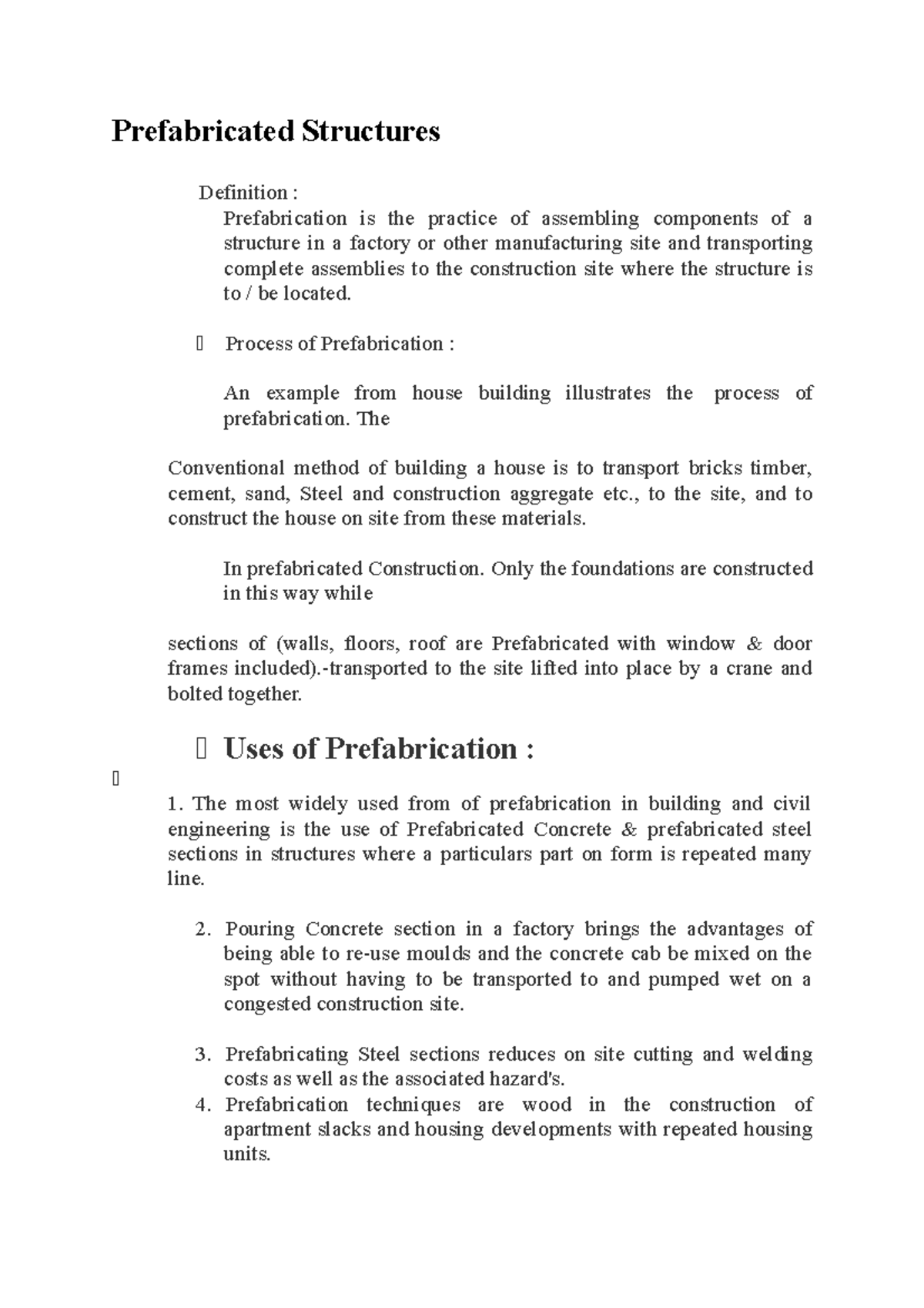 Prefabricated Structures - Prefabricated Structures Definition ...