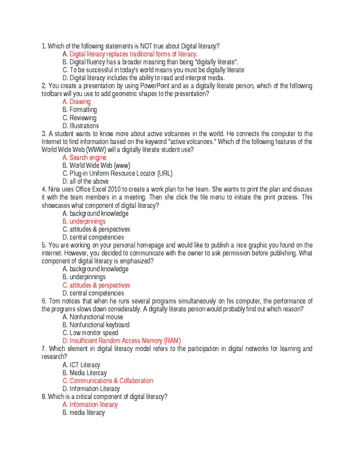 A reviewer that will help to text their learning knowledge about profed ...
