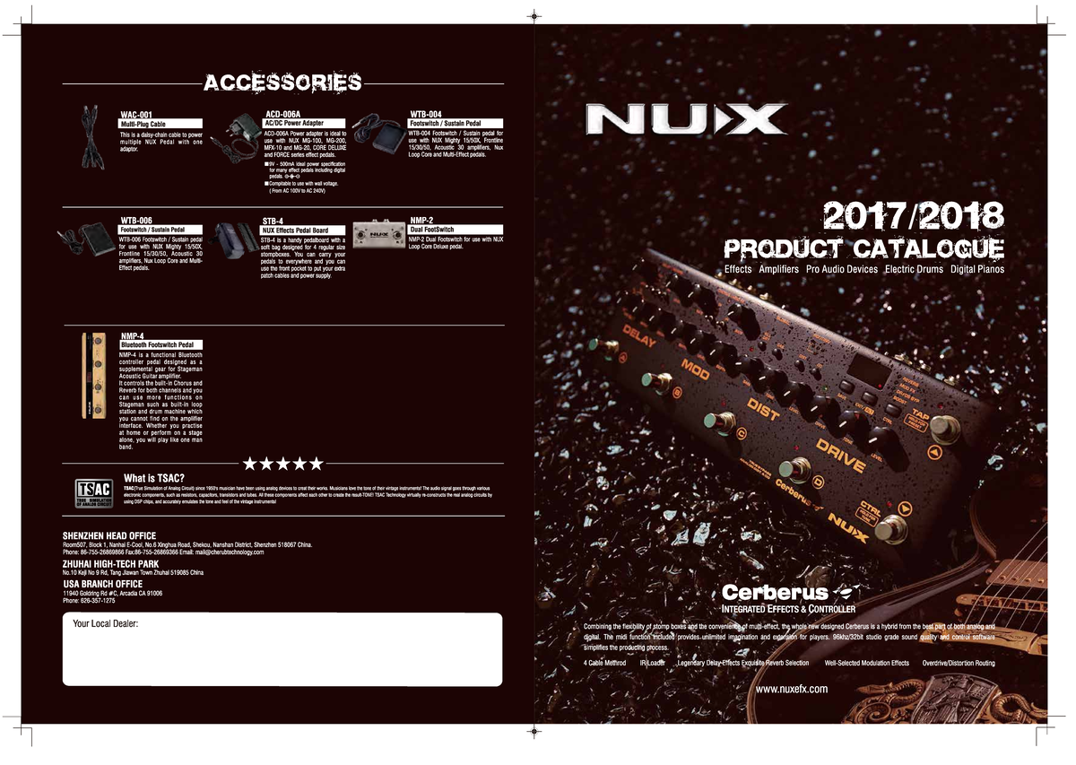 Nux catalog 2017 2018 2018 0105102103 - BSindustrial technology - Studocu