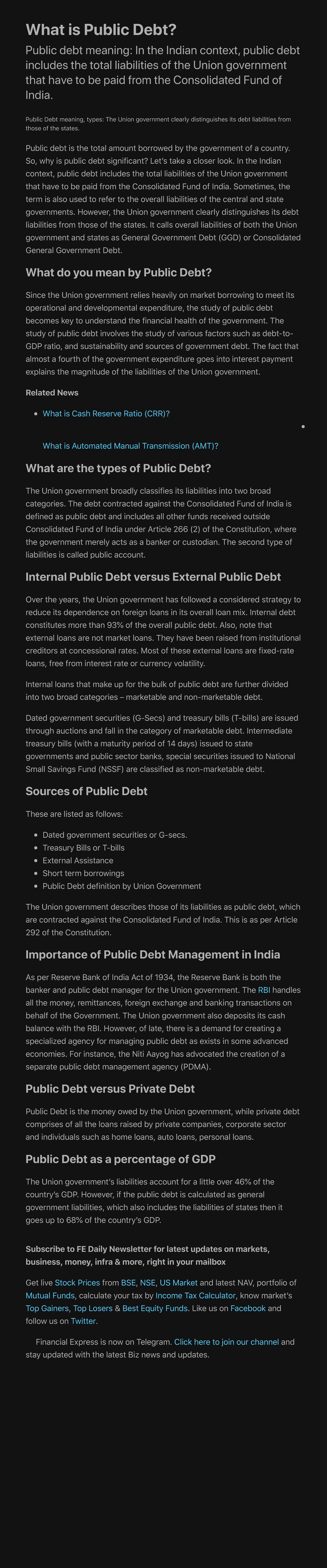 What Is Public Debt The Financial Express What Is Public Debt 