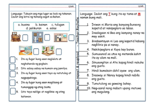 Kabit kabit or Tracing Cursive letters - Filipino -Grade 2 - Name: Am ...