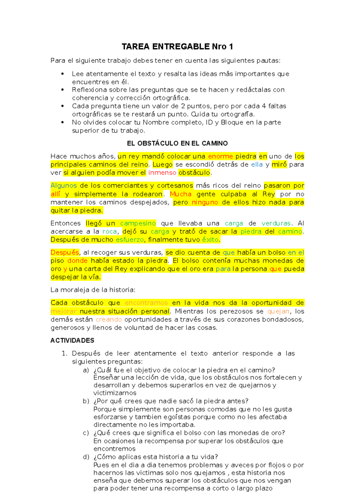 SPSU-867 Actividadentregable 001EDIT ALEX - TAREA ENTREGABLE Nro 1 Para el siguiente trabajo ...