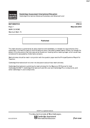 9489 Scheme of Work Paper 1 and 2 - International History (for ...