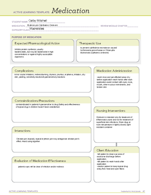Cephalexin med card - notes to review - MEDICATION Cephalexin REVIEW ...
