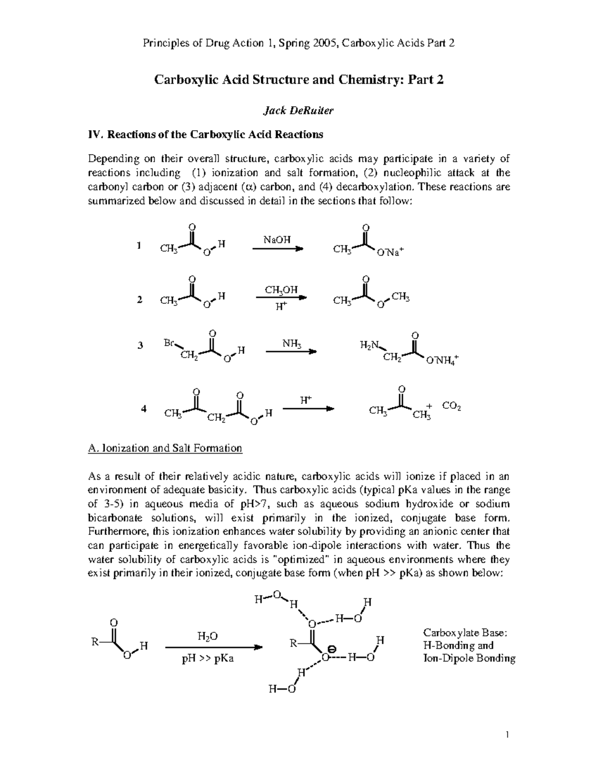Pda1 acids 2 Stuco - Carboxylic Acid Structure and Chemistry: Part 2 ...