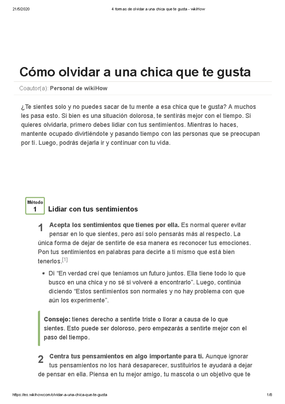 4 formas de olvidar a una chica que te gusta - wiki How - Cómo olvidar ...