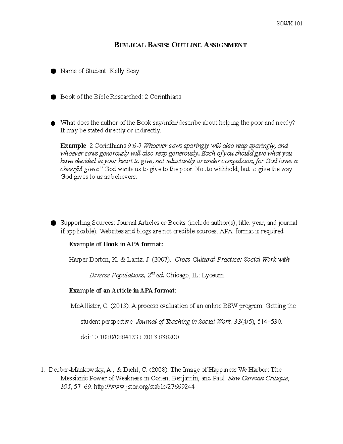 Biblical Basis Outline Assignment Final Sept PSYC 255 LU Studocu biblical-basis-outline-assignment-final-sept-psyc-255-lu-studocu