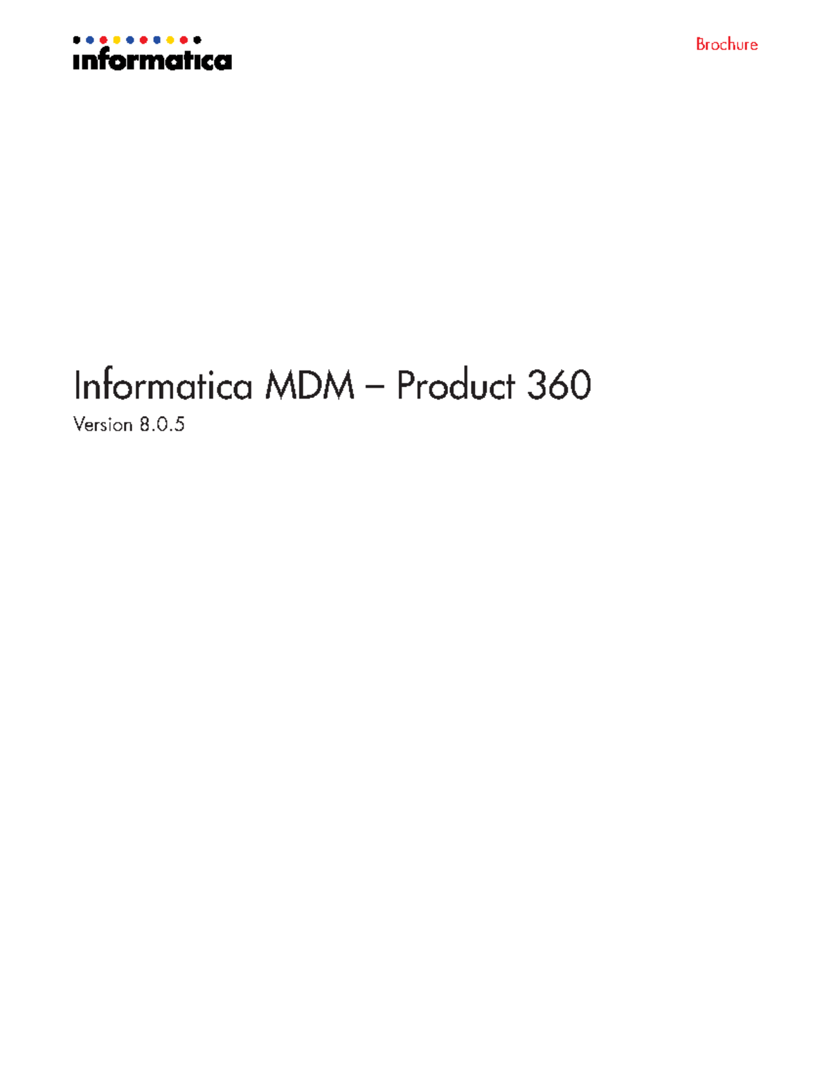 informatica-enterprise-pim_product 360 - Brochure Informatica MDM ...