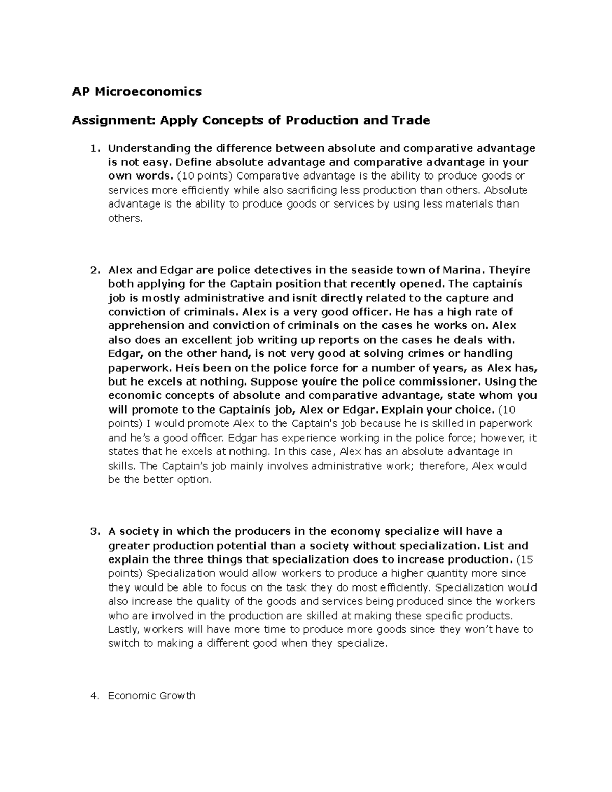 2.2.5 Practice - about microeconomics - AP Microeconomics Assignment ...