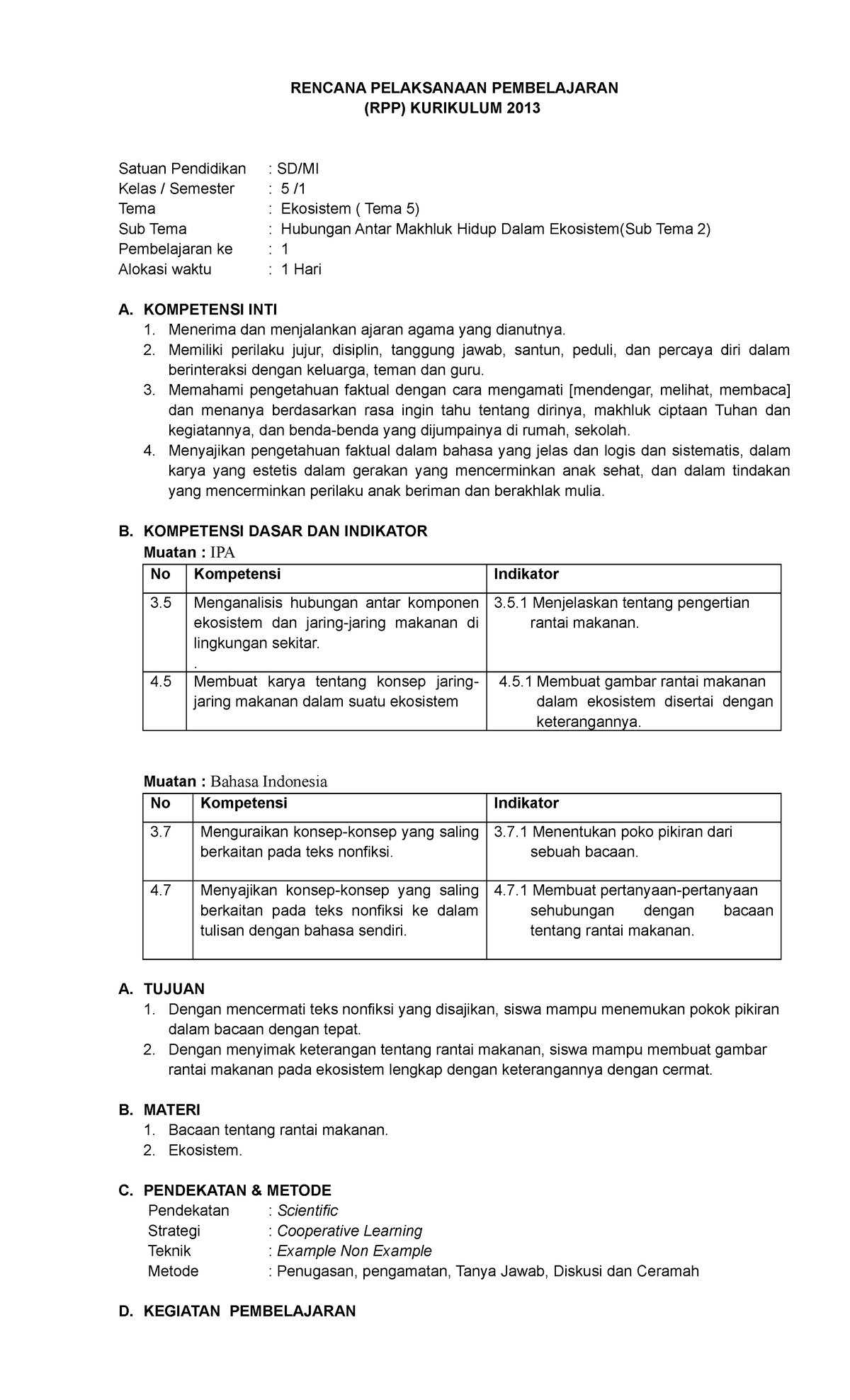 5.5 - Ppkn - RENCANA PELAKSANAAN PEMBELAJARAN (RPP) KURIKULUM 2013 ...