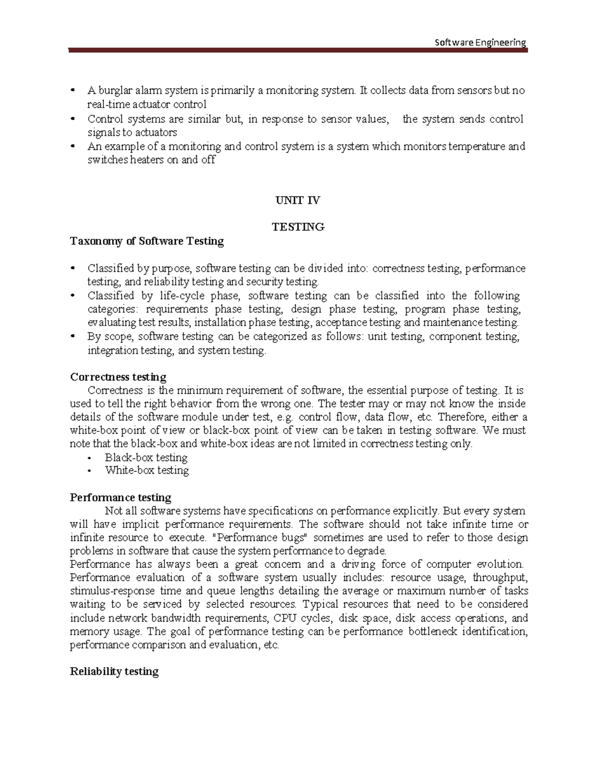 SE-UNIT-4 - A burglaralarms ys temispr im ar il yamo ni t or ingsy st em .It co llectsdata fr o ...