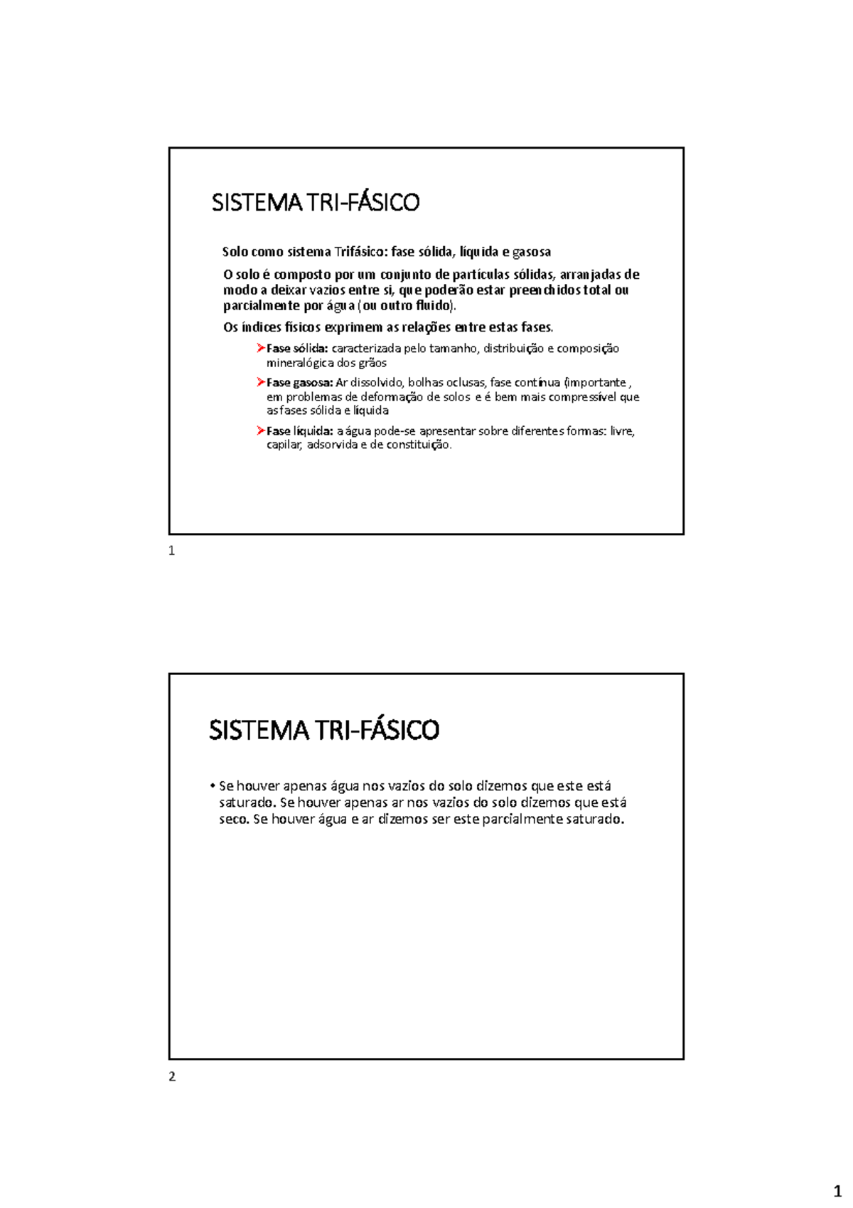 5-sistema tri-fásico e indices fisicos - SISTEMA TRI-FÁSICO Solo como ...
