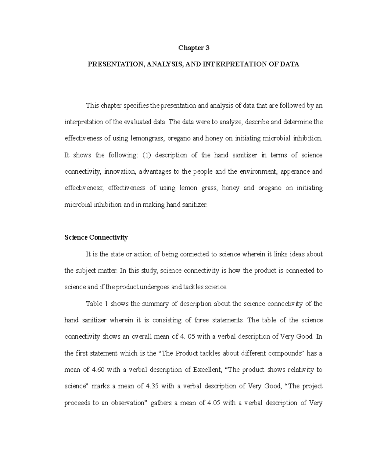 Practical Research Sample Documentation to be Passed - Chapter 3 ...