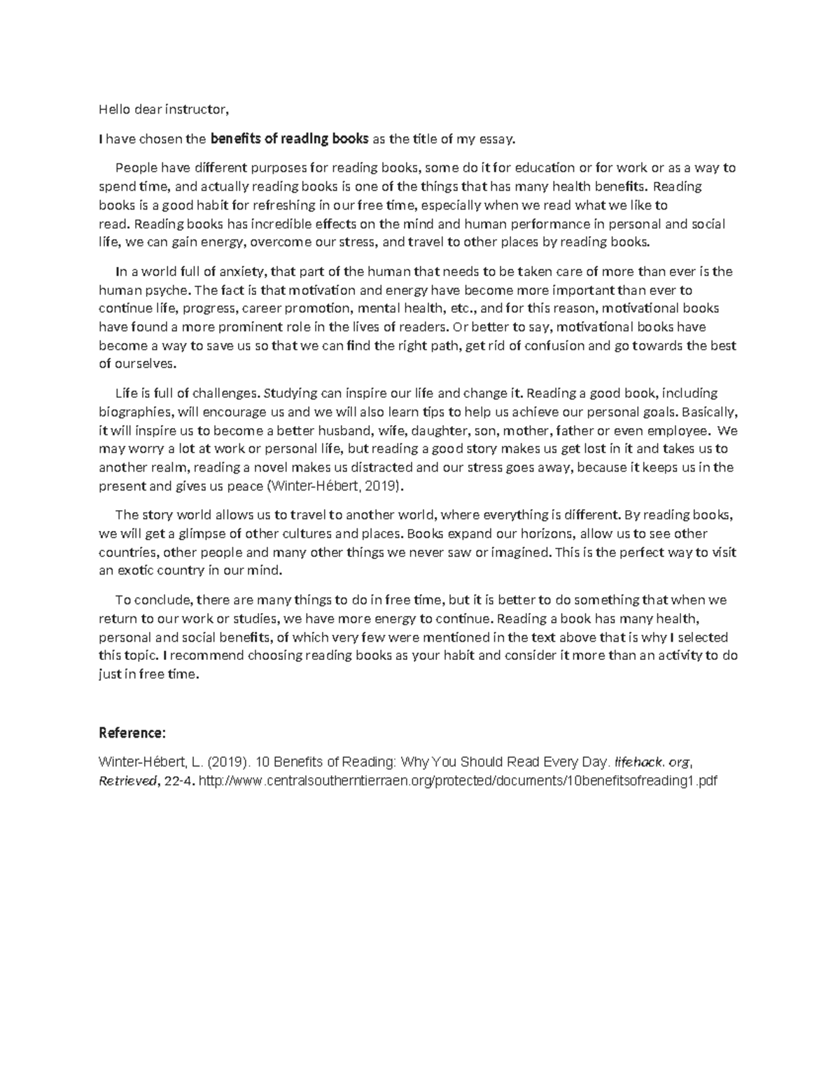 LJ unit 6 - This is from UoP - Hello dear instructor, I have chosen the ...