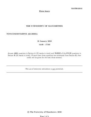 Exercises 6-solutions - MATH32012 Commutative Algebra 2023 Solutions to ...