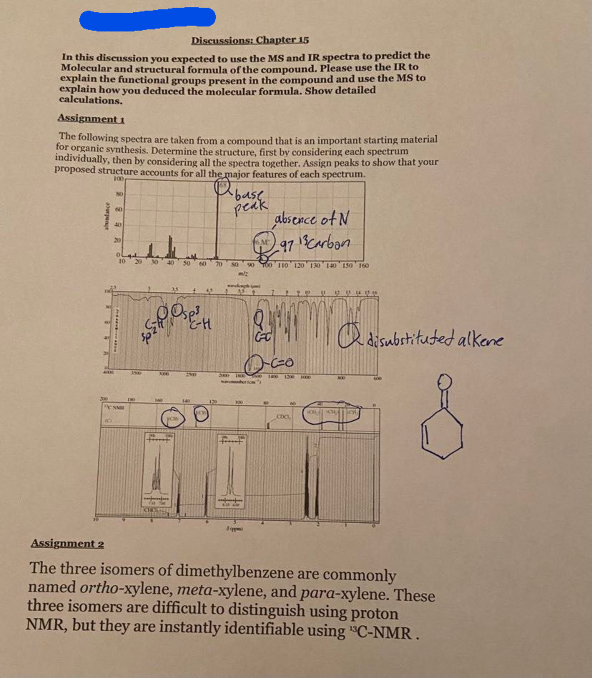 Jpg2pdf (10) - organic chemistry II, chemistry, nmr spectra, IR spectra ...
