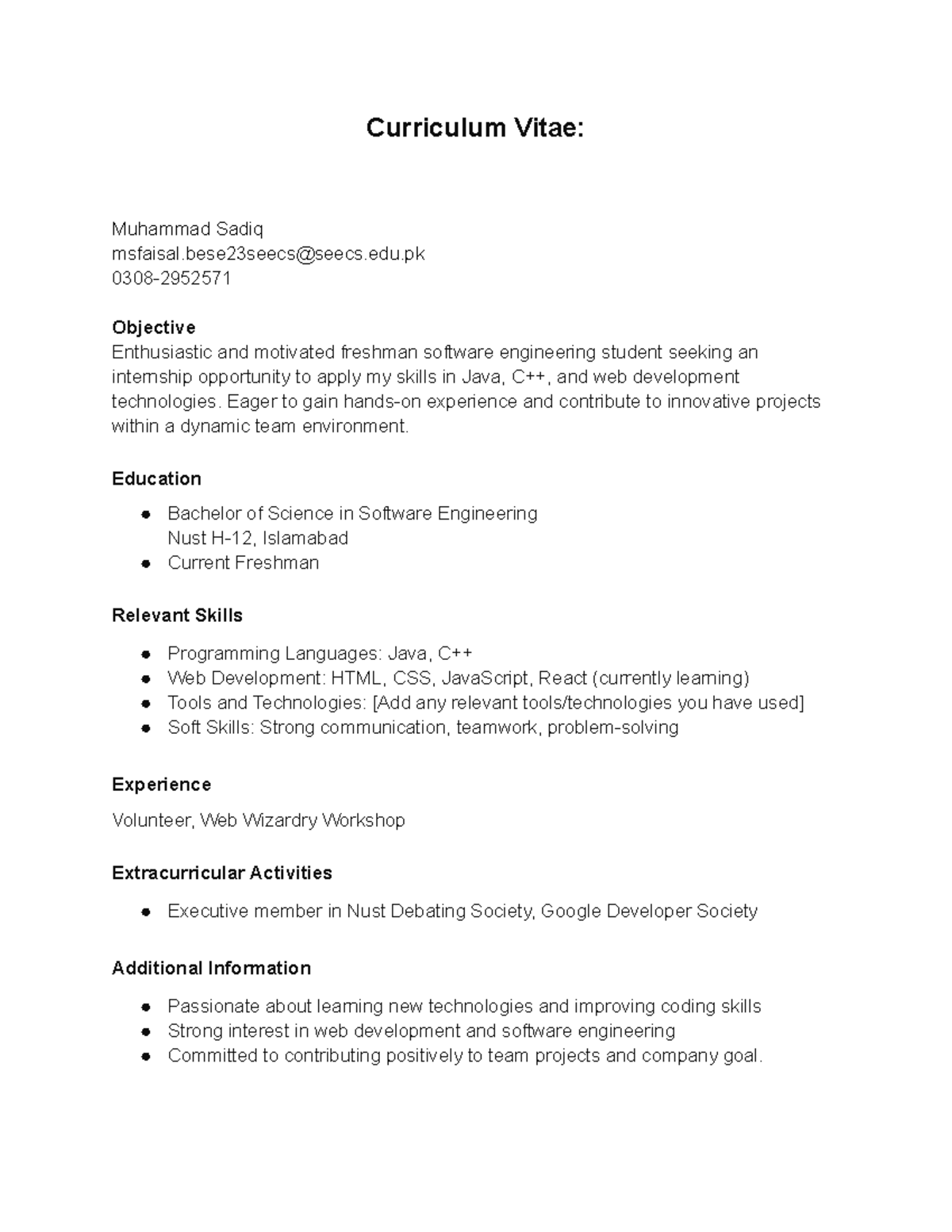 Untitled document - Summary Algebra - Curriculum Vitae: Muhammad Sadiq ...