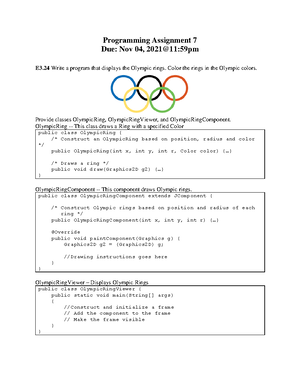 PA2 - Java - Programming Assignment 2 Due: Sept 16 , 2021@11:59pm ...